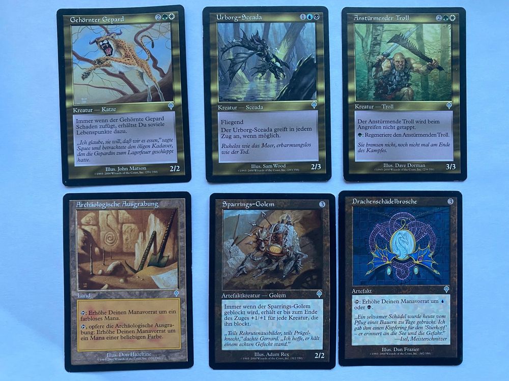 Uncommon Cards Deutsch (x15) - Invasion | Kaufen auf Ricardo