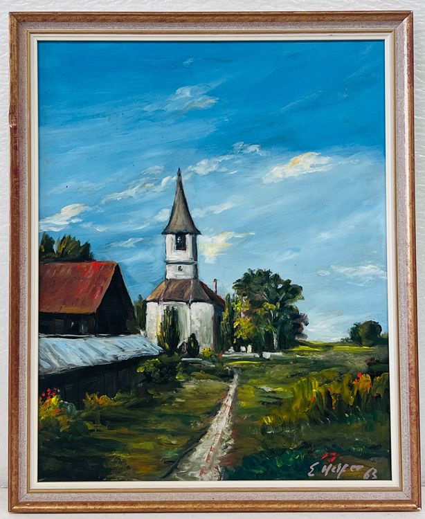 Emile HELFER ( 1914-1974) Gemälde Öl auf Platte | Kaufen auf Ricardo