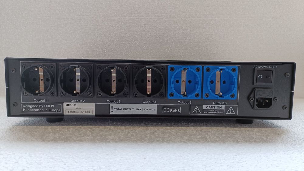 Netzfilter Lab12 Noyra, schwarz, Schuko-Version (Neu und originalverpackt) in Worb für CHF 690 ...