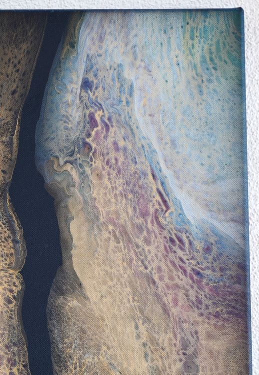 Pouring-Bild "Shining" 60x38 cm, Petra`s Art | Kaufen auf Ricardo