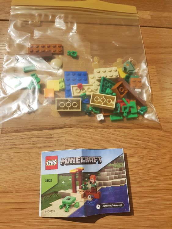 Lego Minecraft 30432 Strand mit Turtle Polybag (Gebraucht) in Wattwil ...