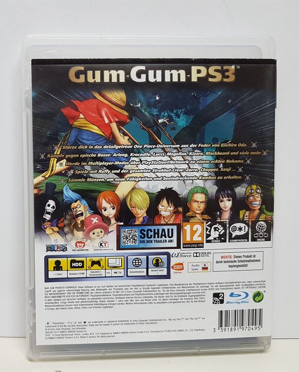 Sony PS3 One Piece Pirate Warriors Kämpfe gege epische Bosse (Gebraucht ...
