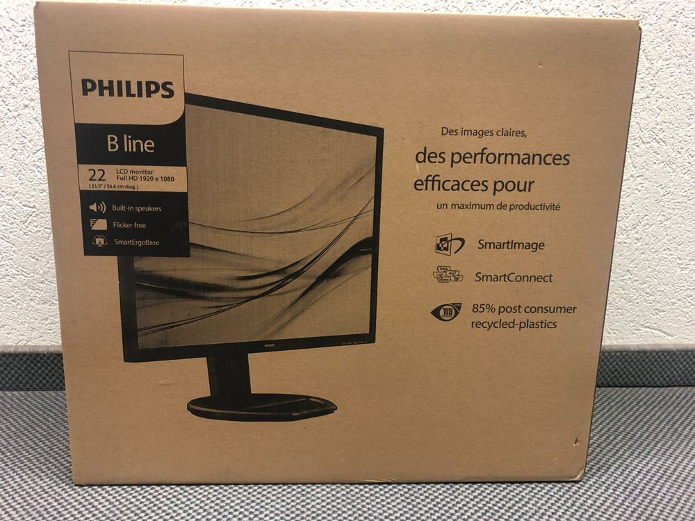 Philips LCD Monitor 221B8LJEB/00 schwarz (Neu und originalverpackt) in ...