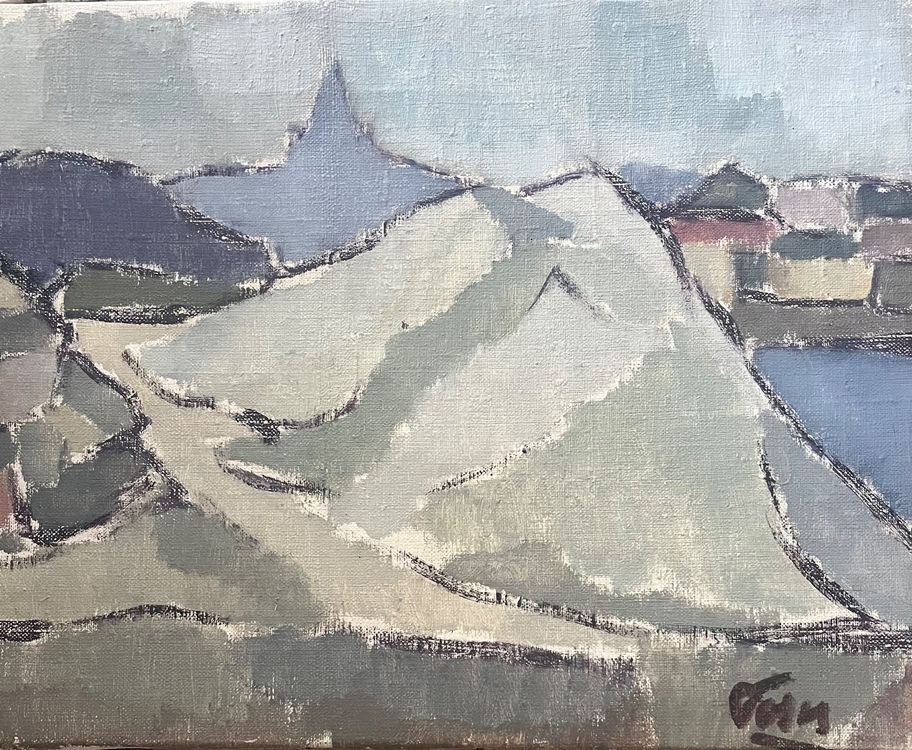 Erste Helfte 20. J. H. Schweizer Schule Landschafts Gemälde | Kaufen auf Ricardo