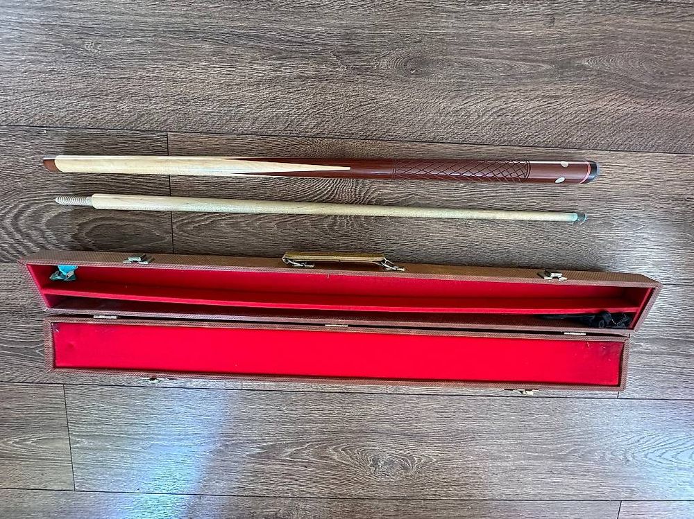 Billard Queue Set mit Köcher - Top Zustand! Rarität! (Gebraucht) in ...