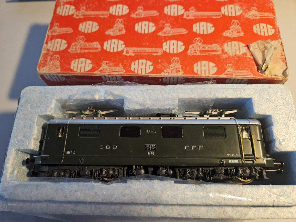 DC- SBB Reisezug mit HAG Re I 10035 und 3 Liliput SBB EWI (Gebraucht ...