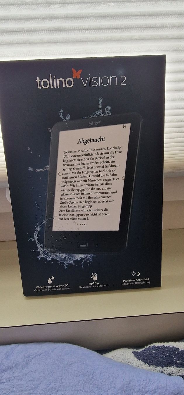 Tolino Vision 2 E-Reader - Ideal für lange Winterabende! (Neu und ...