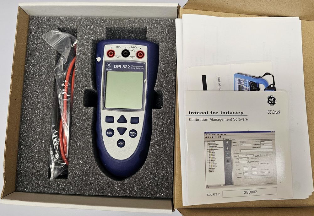 Handheld Testtool GE Druck DPI 822 Thermoelement Kalibrator (Neu und ...