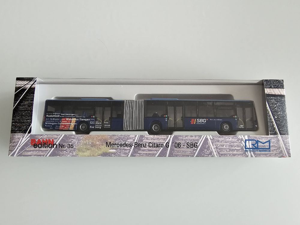 Rietze 67087 Mercedes Citaro Facelift G - SBG Südbadenbus | Kaufen auf ...