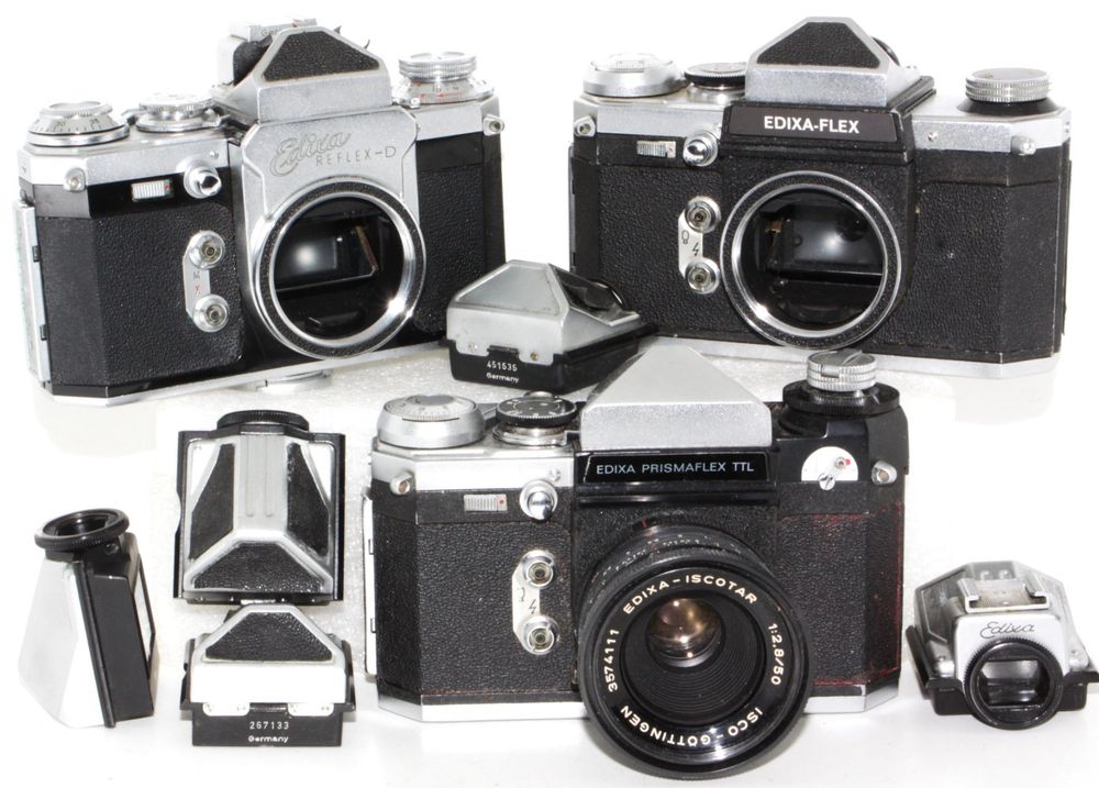 3x EDIXA Reflex + 5x Edixa-Sucher (Gebraucht) in Allschwil für CHF 45 ...
