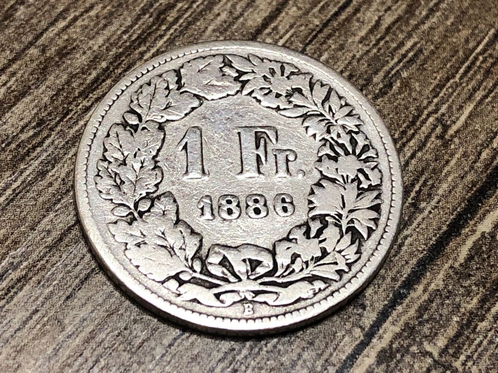 Schweiz 1 Franken 1886 Silber Rar | Kaufen auf Ricardo