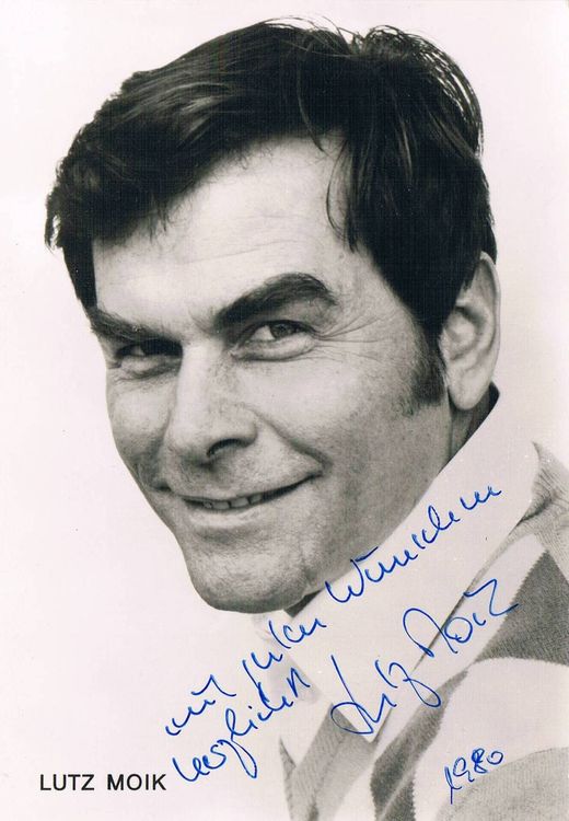 Lutz Moik 1930–2002 Autogramm signiert Vintage Foto 9x14cm | Kaufen auf Ricardo