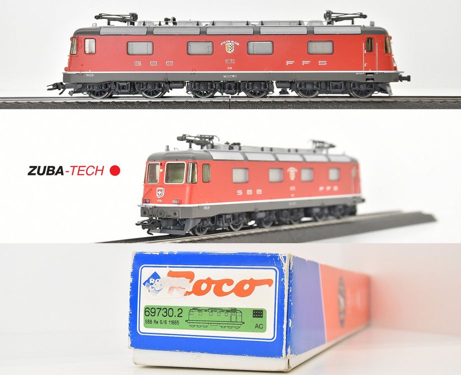 Roco 69730.2 E-Lok Re 6/6 der SBB, H0 WS Digital mit OVP | Kaufen auf Ricardo