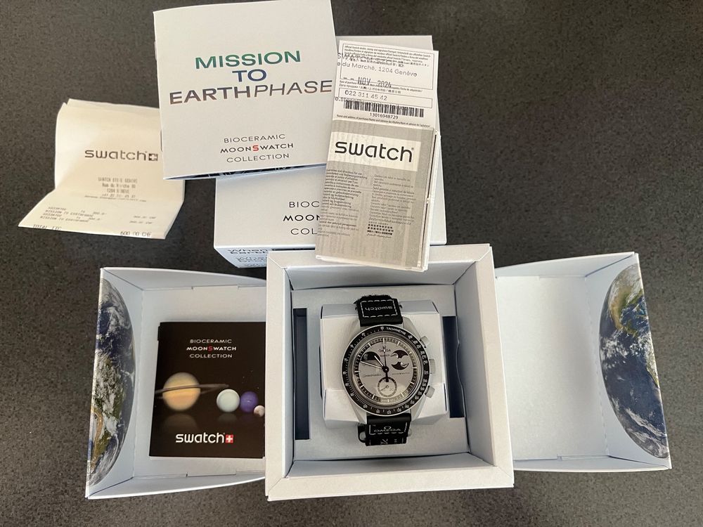Moonswatch - Omega x Swatch - Mission to Earth Phase | Kaufen auf Ricardo