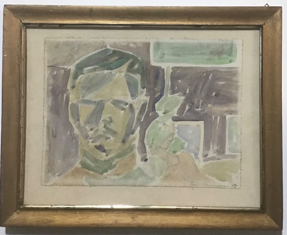 Antike Aquarell Unleserlich Signiert | Kaufen auf Ricardo