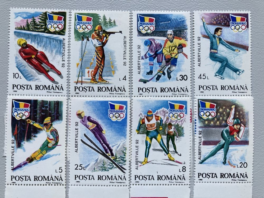 Briefmarken Rumänien Olympiade Albertville 1992 | Kaufen auf Ricardo