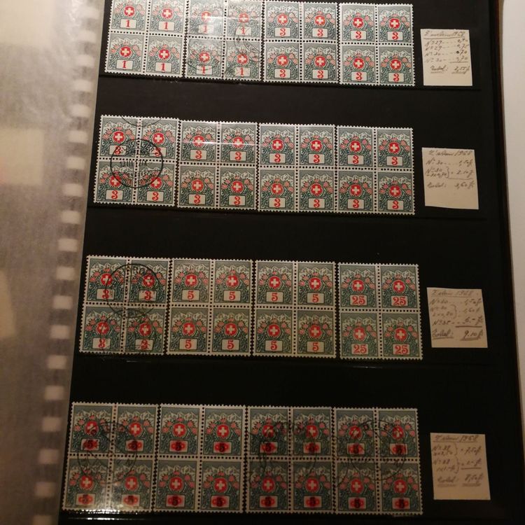 Portomarken im Viererblock, SBK über 200 | Kaufen auf Ricardo