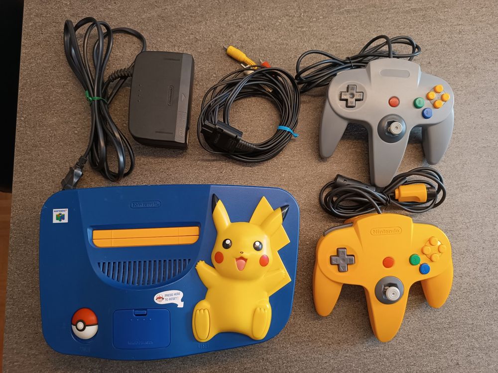 Nintendo 64 Pikachu Special Edition mit Original Controller (Gebraucht ...