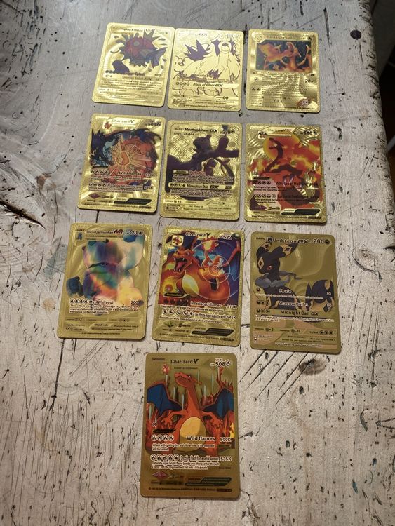 Stilvolle Pokemon Karten Gold Bilder