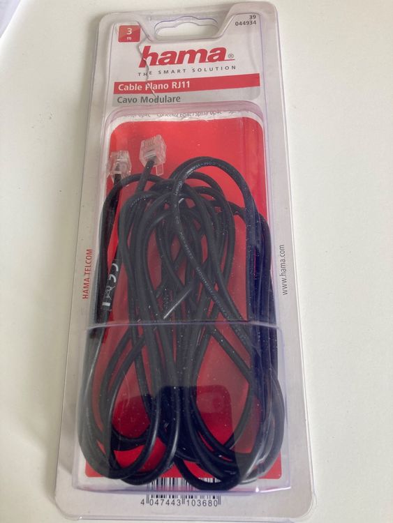 Cable Plano RJ 11 - telephone (Neu und originalverpackt) in castagnola ...