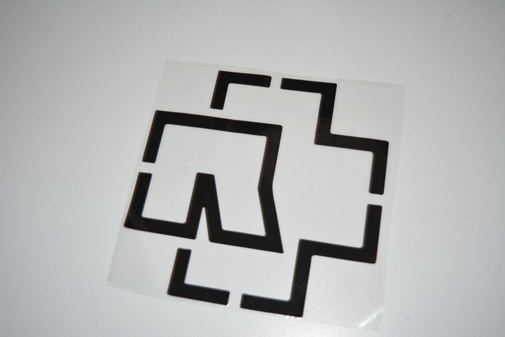 Rammstein sticker auto wandsticker wandtattoo band schwarz | Kaufen auf ...
