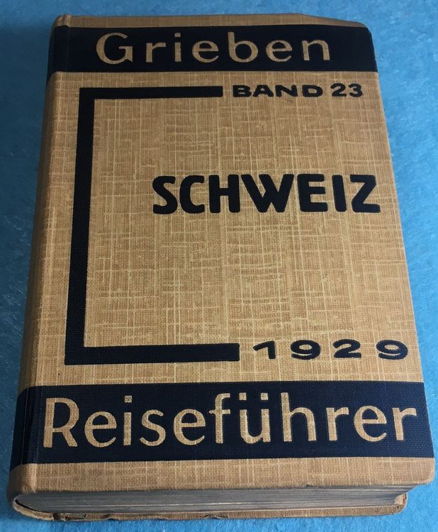 Antiker Grieben Reiseführer SCHWEIZ 1929 plus SIZILIEN (Neu (gemäss ...