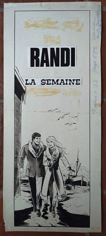 WEINBERG - Dessin original DAN COOPER : RANDI - 1971 (Neuf (Voir ...
