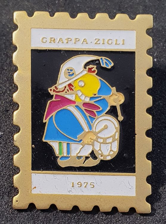 O851G - Pin Basler Fasnacht Crappa-Zigli 1975 / 1994 | Kaufen auf Ricardo
