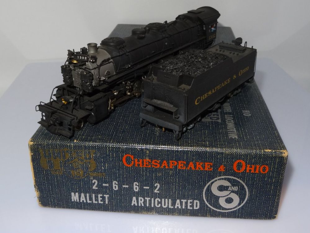 United Scale Models, Japan, Mallet 2-6-6-2, Chesapeake- Ohio (Neu ...