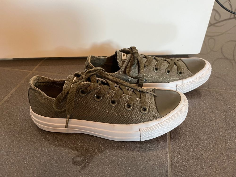 Converse oliv, Grösse 35 | Kaufen auf Ricardo