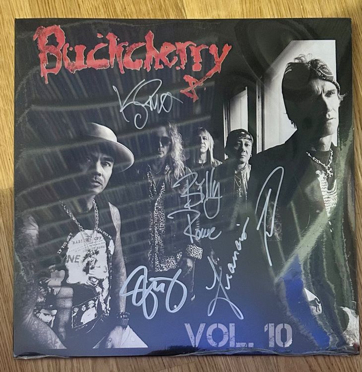 BUCKCHERRY „Vol. 10“ VINYL LP SIGNED AUTOGRAPHED! SEALED! | Kaufen auf ...