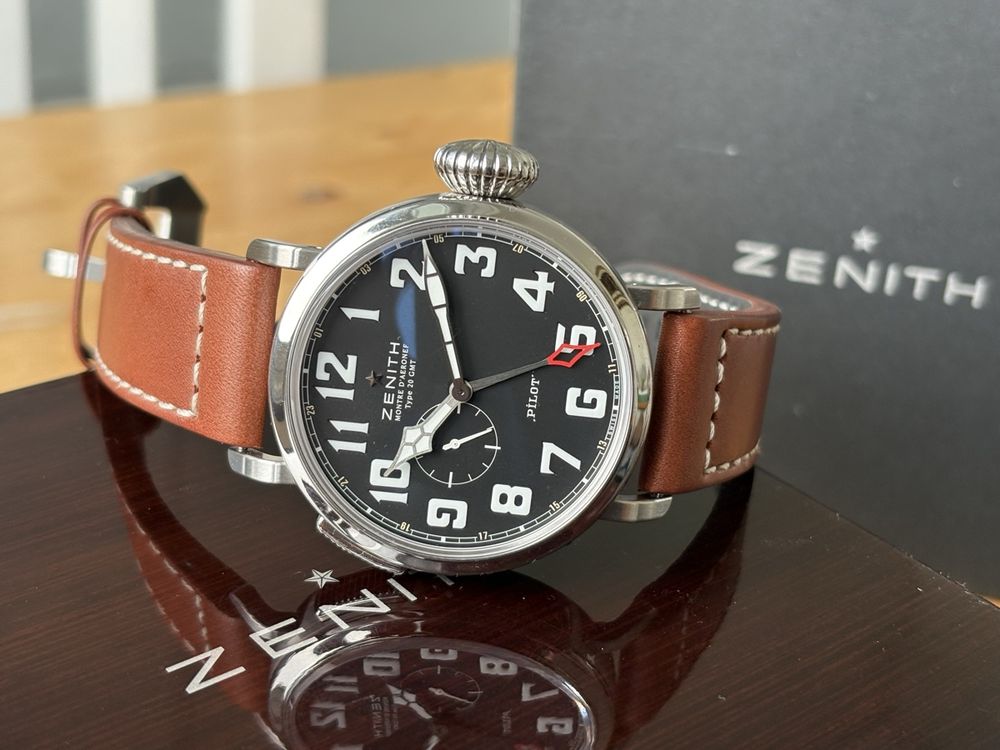 Zenith Pilot Type 20 GMT, neuwertig, Top Zustand! (Gebraucht) in ...