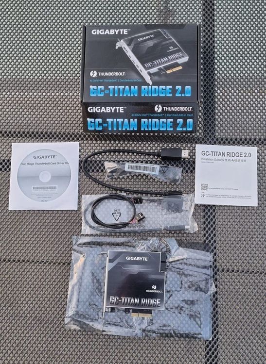 Gigabyte Dual-Thunderbolt 3 Titan Ridge (Neu (gemäss Beschreibung)) in ...