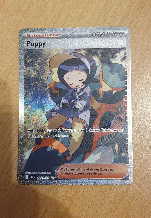 Poppy 227/197 Alt art Pokemon Karte Deutsch (Neu (gemäss Beschreibung ...