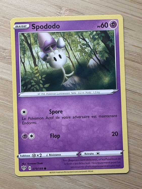 Carte Pokémon Spododo 079/189 - Edition 2020 - neuf | Kaufen auf Ricardo