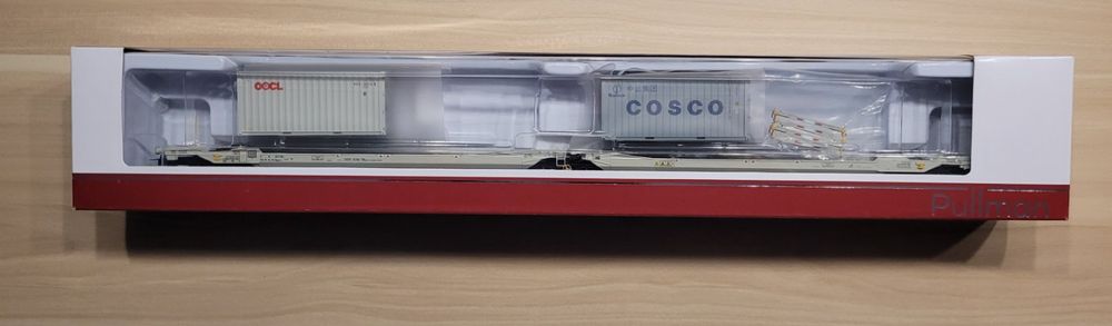 ESU 36554 Taschenwagen Sdggmrs "OOLU&CBHU" DC (Neu und originalverpackt ...