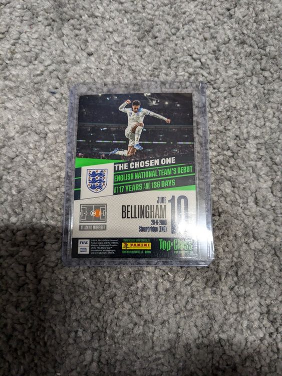 2024 Panini Top Class England - Jude Bellingham Karte (Neu (gemäss ...