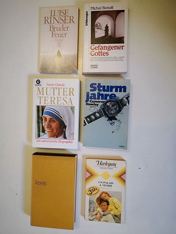🤩6 BÜCHERPAKET-ROMANE: MUTTER TERESA, BRUDER FEUER & CO. (Gebraucht) in ...