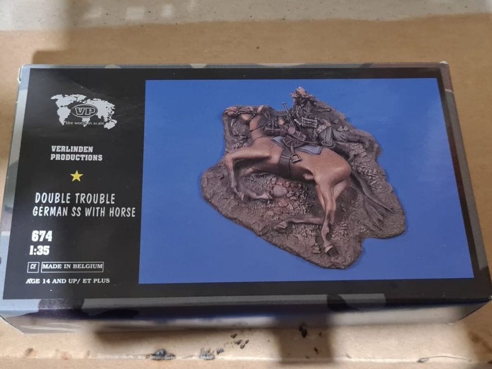 1/35 Verlinden SS German with Horse (Gebraucht) in Winznau für CHF 1 ...