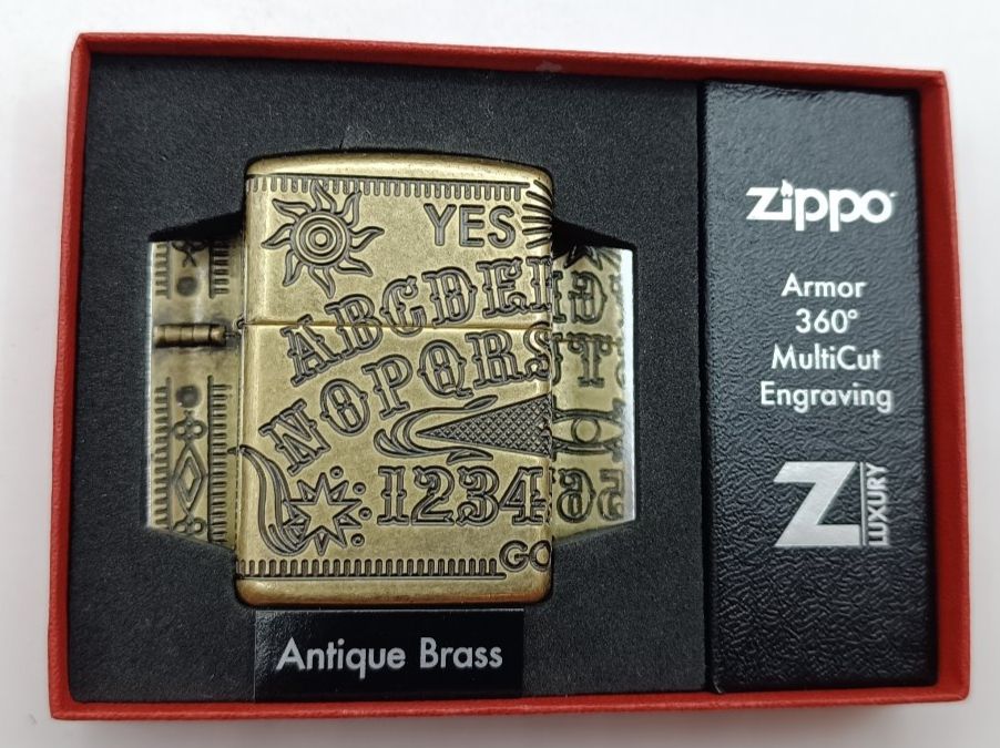 ZIPPO Ouija Board Hexenbrett Armor Case Feuerzeug 60004897 (Neu und ...