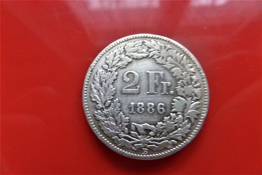 Alter CH- 2 Fr. 1886 SILBER Münze | Kaufen auf Ricardo