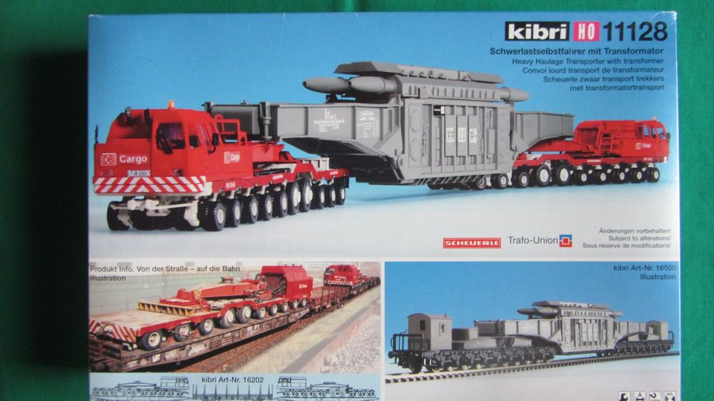 KIBRI 11128 H0 SCHWERLASTSELBSTFAHRER mit TRAFO | Kaufen auf Ricardo