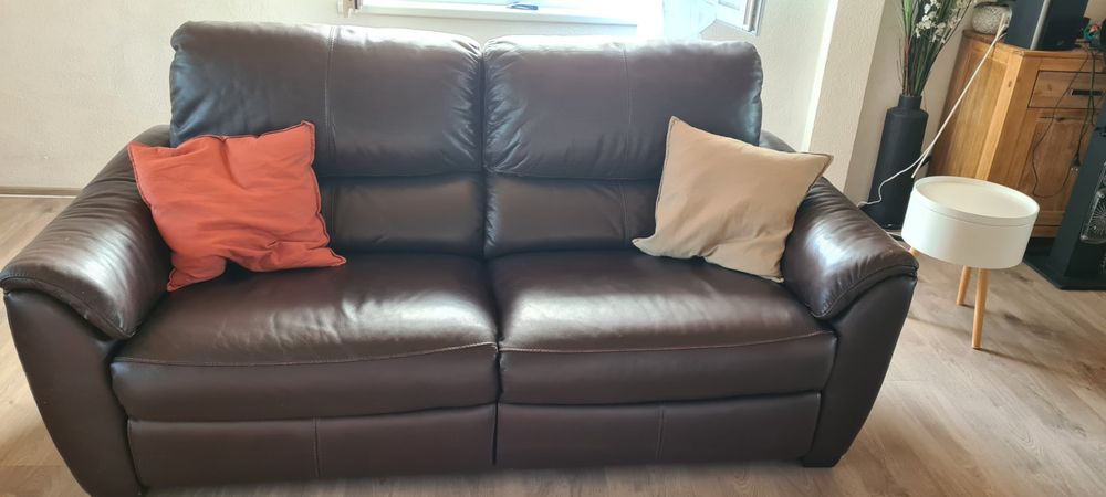 Ledersofa mit Relaxfunktion | Kaufen auf Ricardo
