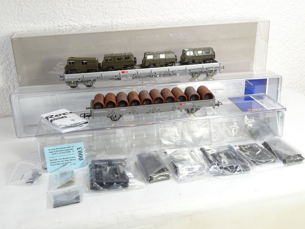 Roco 67002 Güterwagen Set 2 teilig, SBB/CFF, H0,GS/DC,OVP (Neu und ...