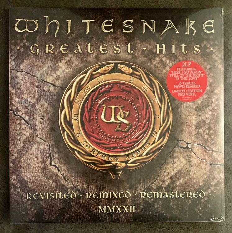 WHITESNAKE Greatest Hits LIMITED 2LP RED VINYL! SEHR RAR NEU | Kaufen ...