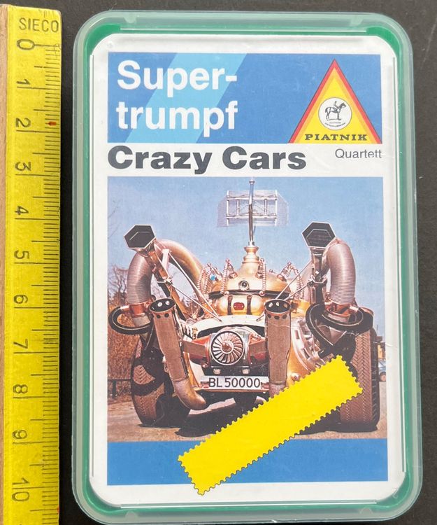 Super-trumpf Crazy Cars PIATNIK Quartett/ 32 Karten (Gebraucht) in ...