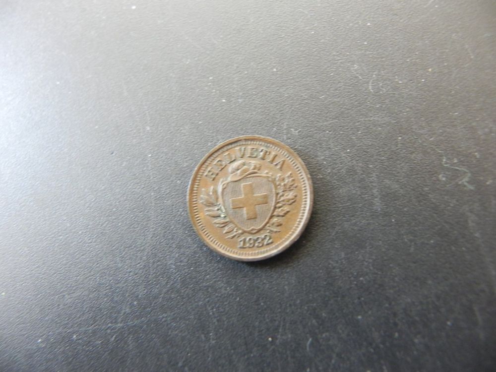 Schweiz 1 Rappen 1932 B (Gebraucht) in Biel/Bienne für CHF 0.5 – mit Lieferung auf Ricardo kaufen