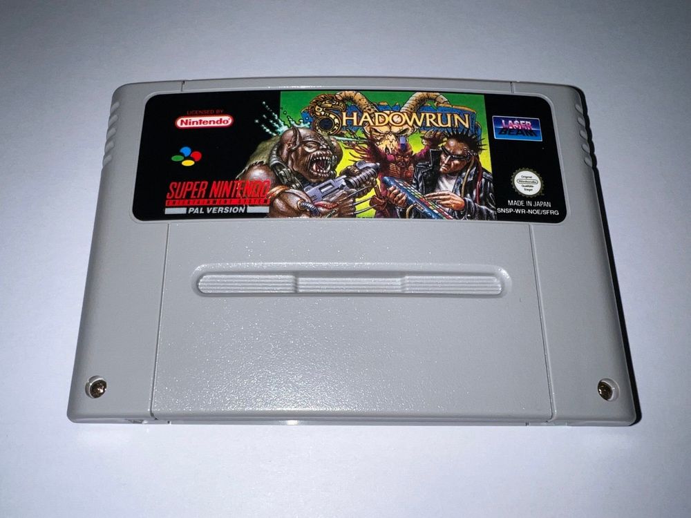 Super Nintendo (SNES) Spiel - Shadowrun / Shadow Run (Gebraucht) in für ...