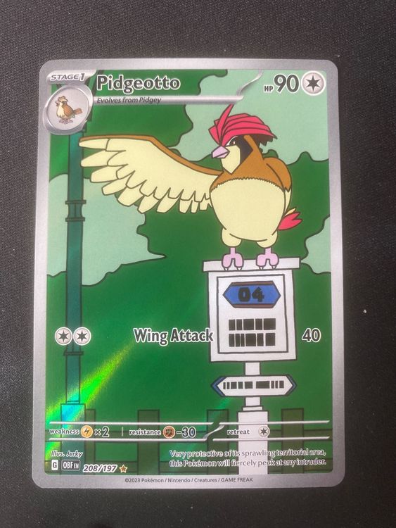 Pidgeotto 208 - Tauboga - Obsidian Flames - EN | Kaufen auf Ricardo