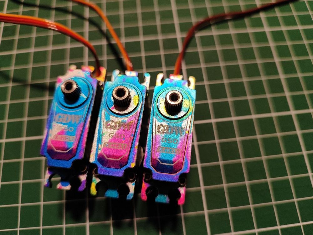 3x GDW G50 HV Digital Swash Servo - Heli Taumelscheibe (Gebraucht) in ...